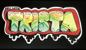 Graffiti Name Art Lesson: A Student Favorite - Art With Trista