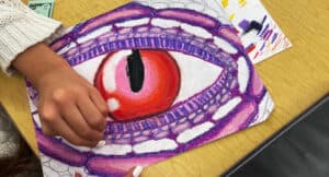 Dragon Eye Art Lesson: A Student Favorite - Art With Trista