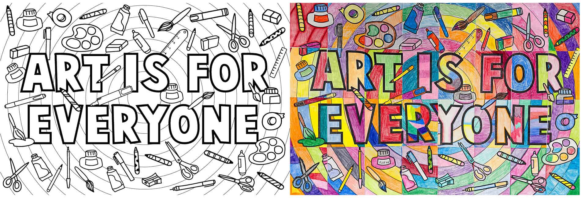 Collaborative Art Ideas - Art With Trista