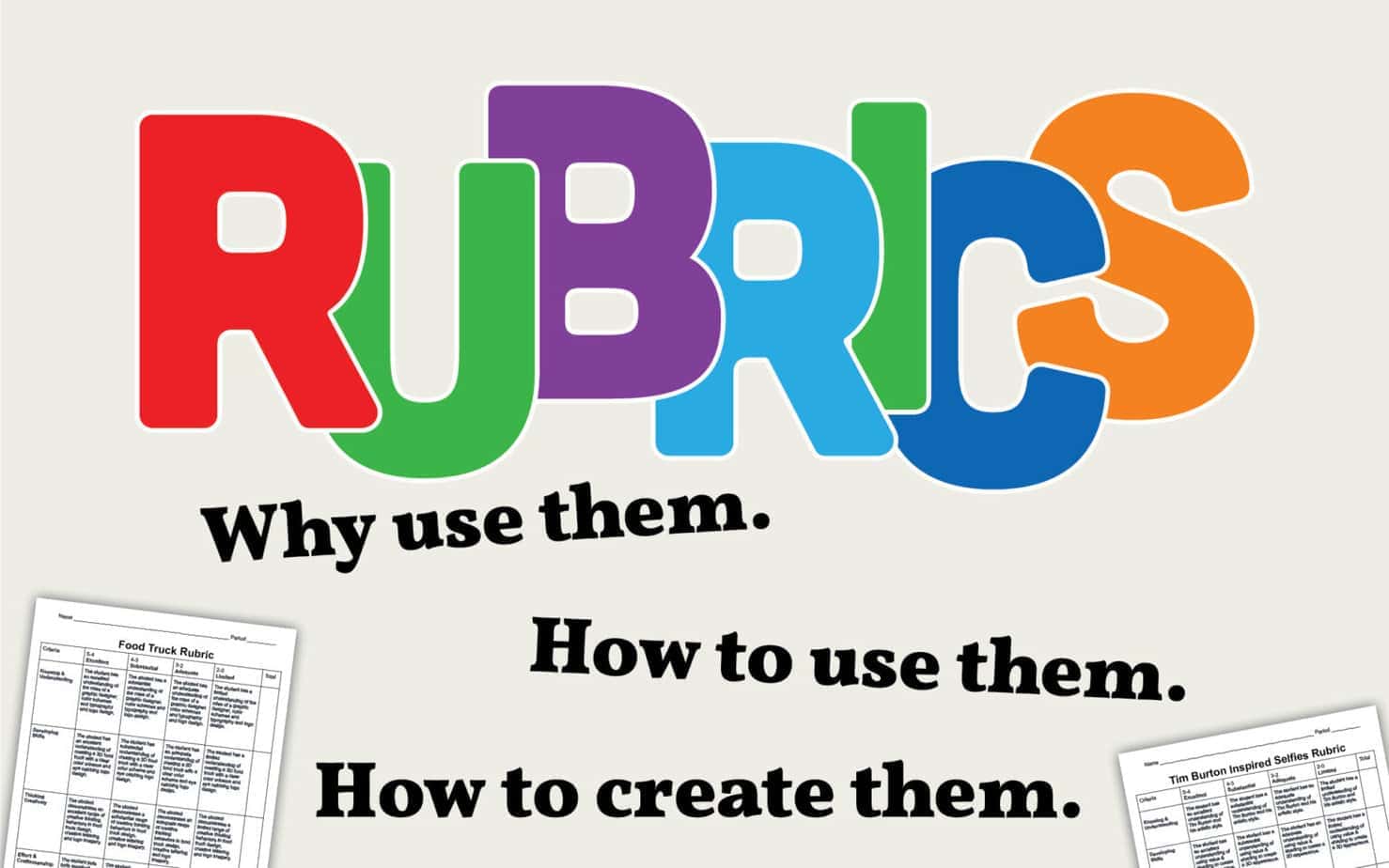 Art Rubrics: How to Create Simple Grading Criteria - Art With Trista
