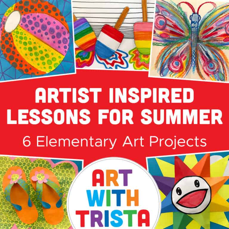 Summer Art Lesson Ideas - Art With Trista
